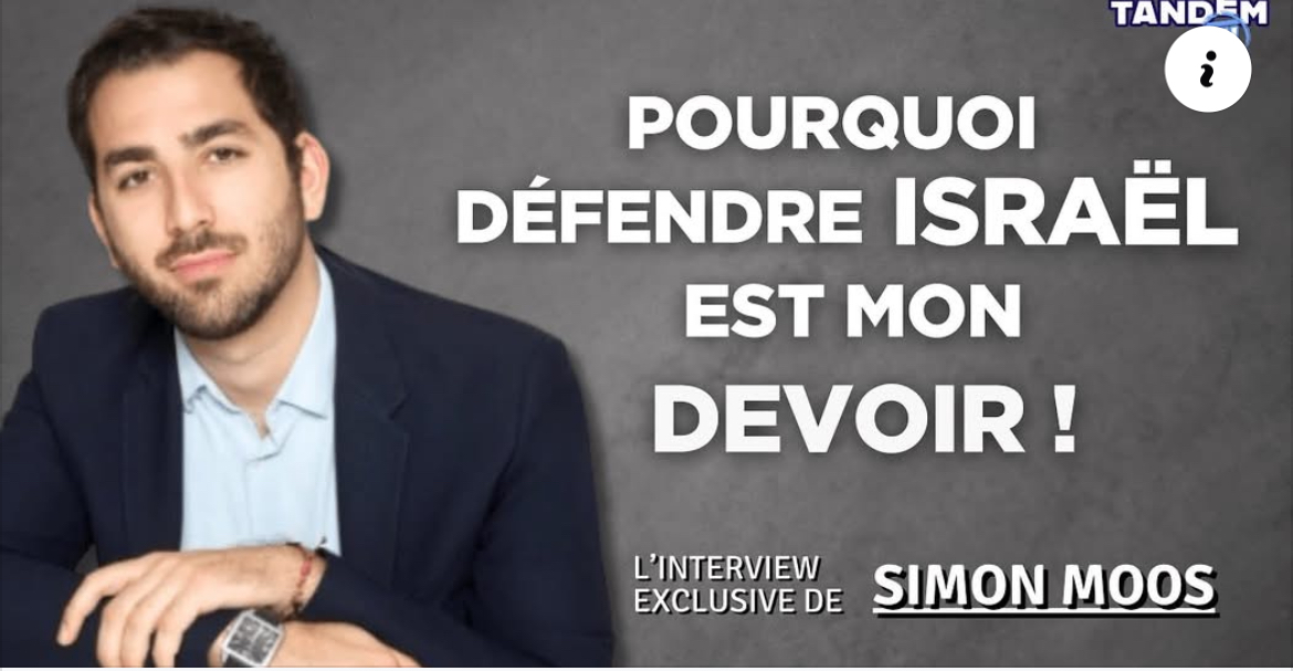 L'invité de William Zerbib pour "Tandem": Simon Moos. "En Israël on ...